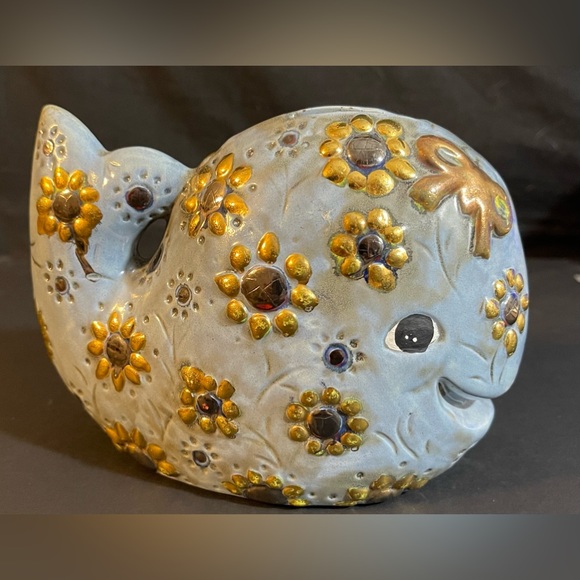 Accents | Vintage Whale Coin Bank Ceramic Hand Painted | Poshmark